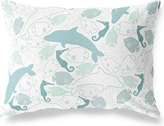 Bonamaison Le Jardin du Lin Kissenbezug Zierkissenbezug Motiv Zufälliges Kissenbezug, Für Bett, Auto, Sofa, Haus, Wohnzimmer, Schlafzimmer, Dekoration, 45x60 Cm 