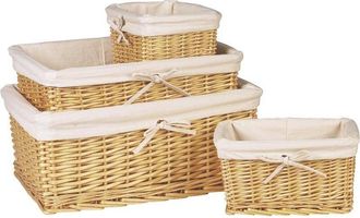 Aubry Gaspard Aubry Gaspard - Corbeilles de rangement en osier miel