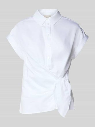 Milano Relaxed Fit Bluse mit Knotendetail