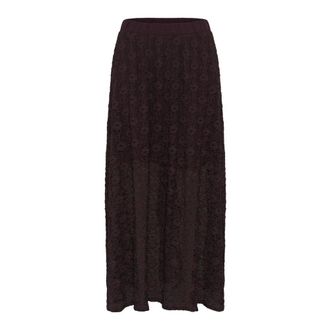Kaffe KAallie Skirt - Femme - Jupes - Brun - Taille: 42 FR
