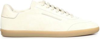 Ermenegildo Zegna Homme, Chaussures, Blanc, Taille: 42 1/2 EU 232 Suede Baskets