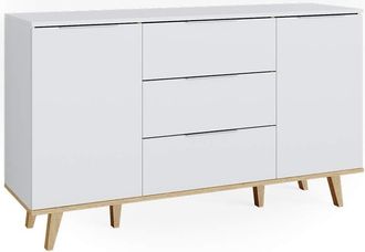 Vicco Kommode Nautica, Weiß, 40 x 82 cm