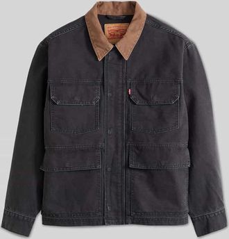 Levi's Relaxed Fit Jeansjacke aus reiner Baumwolle mit aufgesetzten Taschen