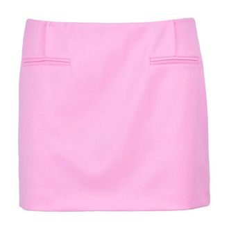 Patrizia Pepe Mini jupe avec fermeture &eacute;clair - Femme - Jupes - Rose - Taille: 42 FR