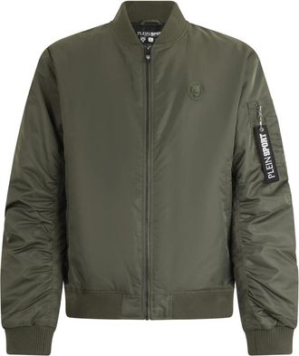 Plein Sport Homme, Vestes, Vert, Taille: 4XL Bomber Jacket Icon