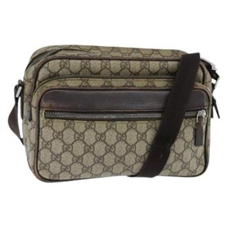 Gucci Sac bandouli&egrave;re en plastique Pre-owned - Femme - Pre-owned - Brun - Taille: ONE Size