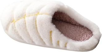 Generic Pantoufles orthop&eacute;diques pour femme - Coupe large - En peluche - Antid&eacute;rapantes - Chaudes et douces - Soutien de la vo&ucirc;te plantaire - Pour int&eacute;rieur e