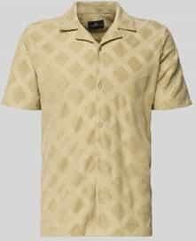 Fynch-Hatton Slim Fit Poloshirt mit Strukturmuster