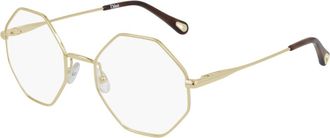 Chlo&eacute; unisex, Accessoires, Jaune, Taille: 53 MM Geometric Frame