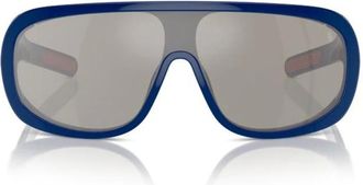Polo Ralph Lauren Homme, Accessoires, Bleu, Taille: 38 MM Lunettes de soleil irr&eacute;guli&egrave;res