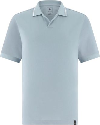 Boggi Milano Homme, Tops, Bleu, Taille: 2XL Polo de sport en piqu&eacute; haute performance avec fil S-Caf&egrave;
