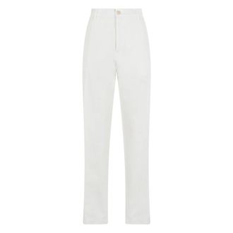 Canali Straight Hosen - - Trousers - Herren - Wei&szlig; - L