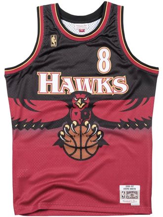Mitchell & Ness débardeur Road NBA Atlanta Hawks 96 Steve Smith - Rouge