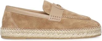 Valentino Garavani Homme, Chaussures, Brun, Taille: 41 EU Mocassin Espadrille en Daim