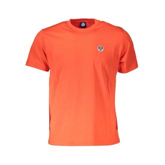 North Sails Rotes Baumwoll Herren T-Shirt - - Tops - Herren - Rot - L