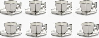 Serax Cappuccino Set 8 Pcs White/black Carte b