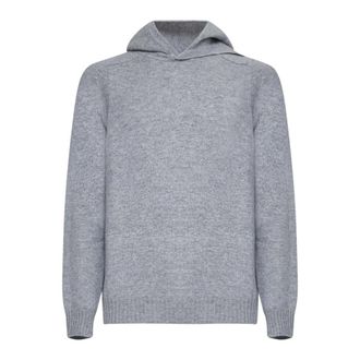D4.0 Woll-Hoodie - - Sweatshirts & Hoodies - Herren - Grau - 2XL