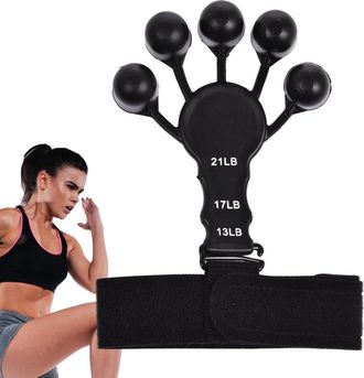 Generic Griffkrafttrainer - Krafttrainer, 6 widerstandsf&auml;hige Level-verstellbare Griffe f&uuml;r Handmuskelaufbau, Gitarrentraining, Fitness-Hilfe