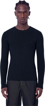 Our Legacy Compact Roundneck - Homme - Pulls - Noir - Taille: M