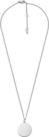 Fossil Halskette Für Frauen Drew, Länge: 460mm+55mm, Breite: 21.5mm, Höhe: 21.5mm Silber Edelstahl Halskette, JF04384040