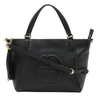 Gucci Pre-owned Vintage Shoulder Tote - Femme - Pre-owned - Noir - Taille: ONE Size