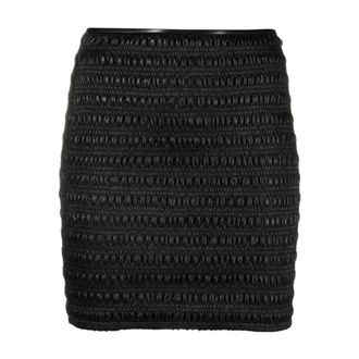 Nanushka Ceara Short Skirt - - Skirts - Damen - Schwarzk - XS