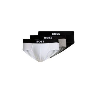 HUGO BOSS Lot de 3 slips en coton m&eacute;lang&eacute;