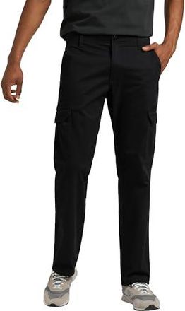 Lee Pantalon Cargo XC Jeans, Union All Black, 33W x 32L Homme