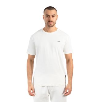 Smilodox T-Shirt Herren Thilo, Schlichtes Shirt, Metallabel auf der Brust, Hochwertigs Kurzarmshirt, Zeitloser Allrounder mit modernem Detail, Vielseitig kombi