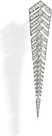 Statement boucles doreilles pendantes Stairway XL en argent sterling