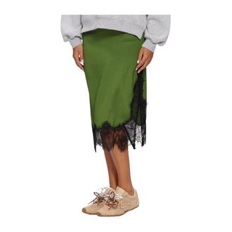 Modstr&ouml;m Birkmd Rock - - Skirts - Damen - Gr&uuml;n - S