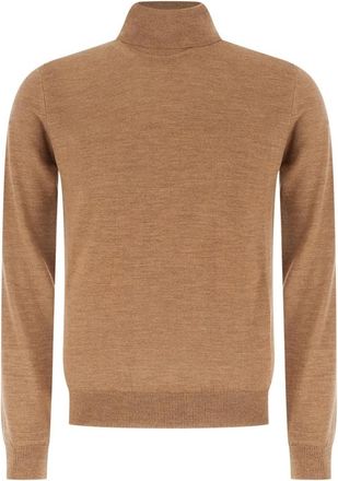 Alpha Studio Au7022G 1008 Rollkragenpullover - - Knitwear - Herren - Braun - M