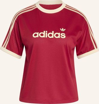 adidas Originals Adidas Originals Linear Mesh T-Shirt rot