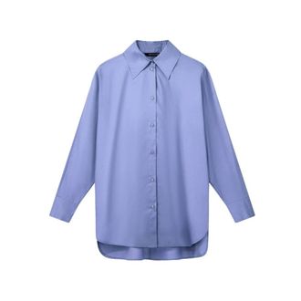 A|X Armani Exchange Popeline Hemd - - Blouses & Shirts - Damen - Blau - XS