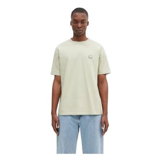 Maison Kitsun&eacute; Bold Fox Head Patch Comfort Tee - - Tops - Herren - Gr&uuml;n - 2XL