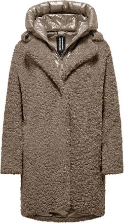 Bomboogie Femme, Manteaux, Beige, Taille: 42 FR Odessa Overcoat