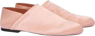 Alberta Ferretti Femme, Chaussures, Rose, Taille: 39 EU Mules dint&eacute;rieur en satin brillant