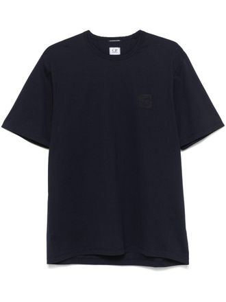 C.P. Company t-shirt à logo imprimé - Bleu