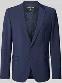 Strellson Regular Fit 2-Knopf-Sakko mit Woll-Anteil