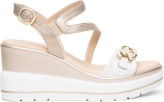 Nero Giardini Femme, Chaussures, Beige, Taille: 39 EU Sandale compens&eacute;e
