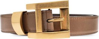 Versace Femme, Accessoires, Brun, Taille: 90 CM Ceinture en cuir 3 cm