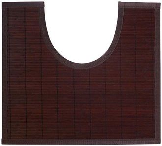 Gelco Design Design Okaido 705363 Toilettenvorleger, kleine Lamellen, 50 x 45 cm, wengefarben