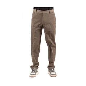 Emporio Armani Homme, Pantalons, Brun, Taille: M Chinos en twill stretch de nylon
