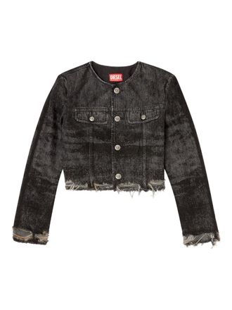 Diesel veste De-Graffy-Fsh en jean - Noir