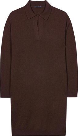 Luisa Cerano Femme, Robes, Brun, Taille: 38 FR Robe Pull en Tricot