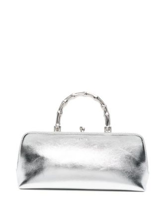 Jil Sander petit sac à main Goji Bamboo - Argent