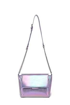 Collezione Alessandro Schultertasche Universum aus weichem, schimmernen Material 23cm x 18cm x 8cm