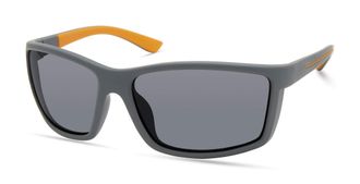 Timberland TBA9273 Herren Sonnenbrille, Casual Sonnenbrille in Leichtgewicht, Rechteckige Linsenform, Rauch Polarisierte Gl&auml;ser, Gl&auml;nzendes Schwarz