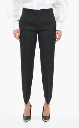 Bottega Veneta Wollhose mit einer Falte und geschwungenem Schnitt Bottega Veneta