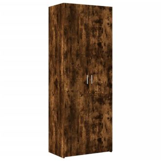 vidaXL Vidaxl - Buffet haut ch&ecirc;ne fum&eacute; 70x42,5x185 cm bois ding&eacute;nierie